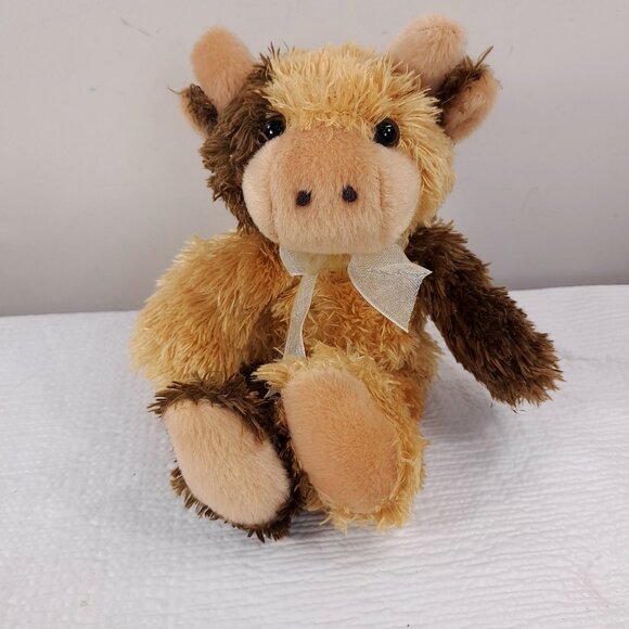 Kellytoy | Toys | Kellytoy Beanpals Cow Bull Plush Brown Tan Stuffed ...